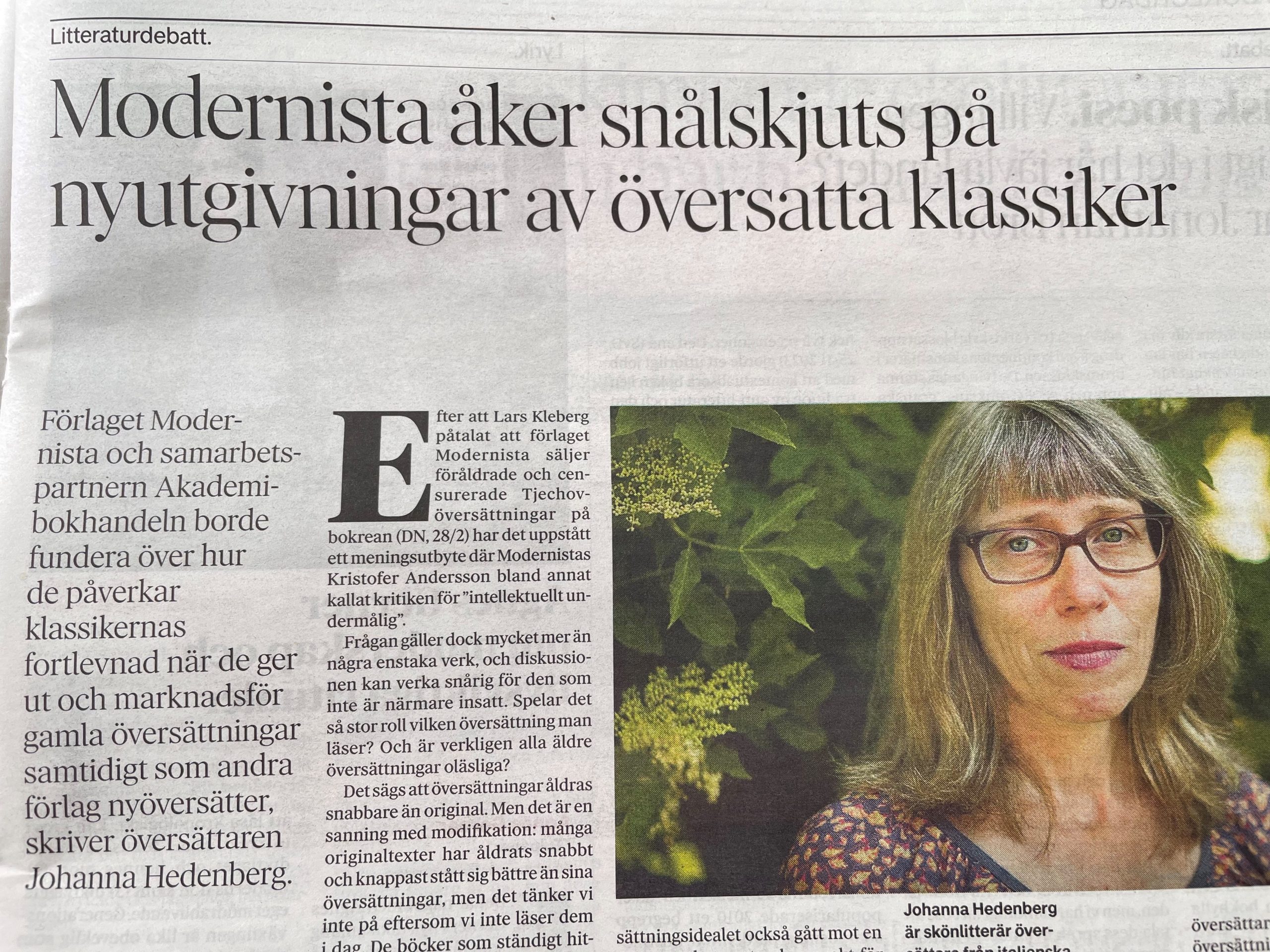 Författarförbundet ställer sig bakom översättarna som kritiserar ...